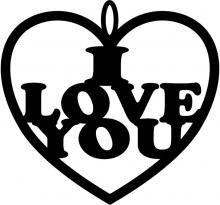 I Love You Scroll Saw Pattern - Scroll Sawing - The Patriot Woodworker