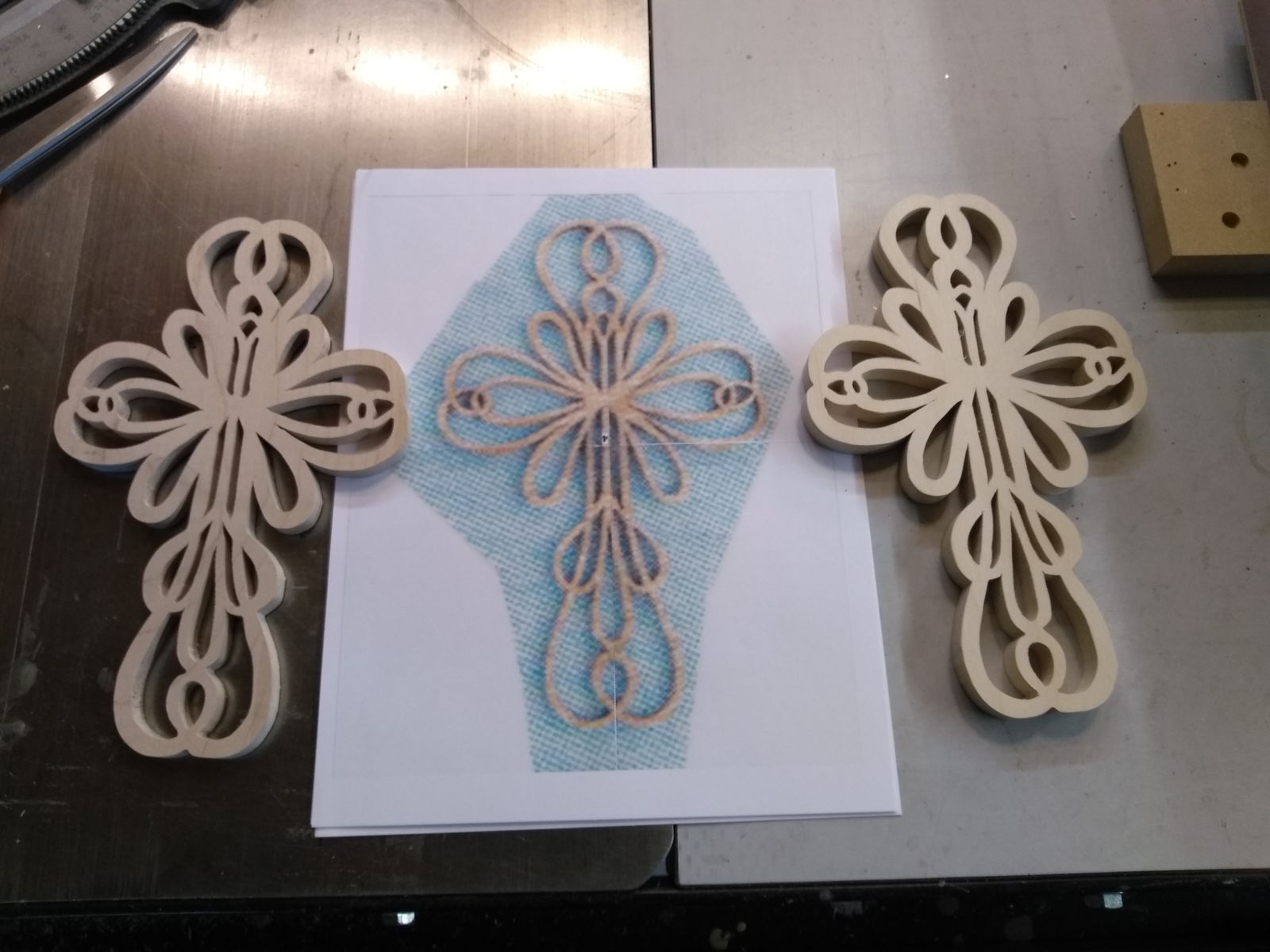 Scroll sawing a cross - Scroll Sawing - The Patriot Woodworker