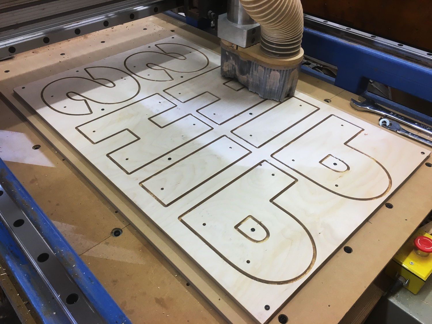 Church signage project - General CNC Work - The Patriot Woodworker