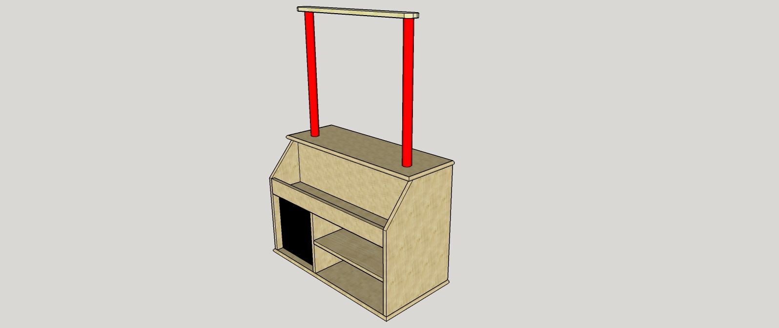 Child's market stand for a local library. - General Woodworking - The ...