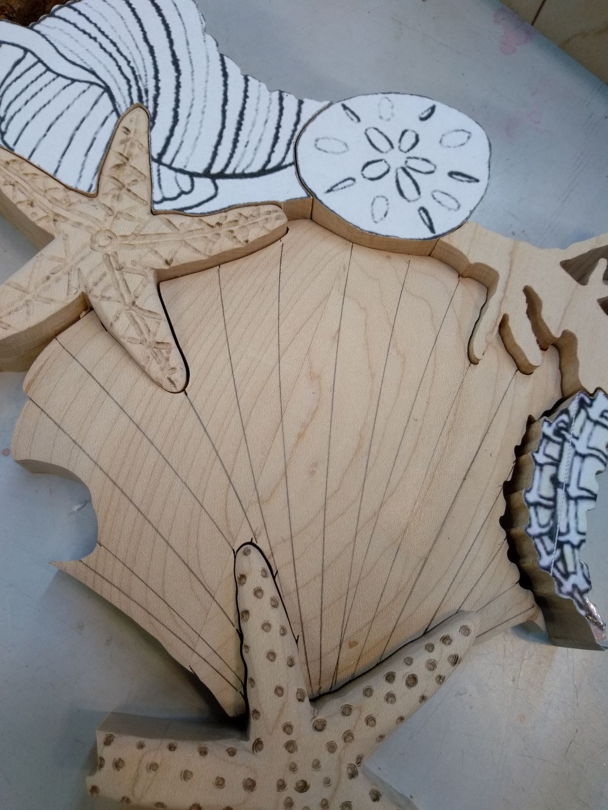 Started another scroll saw thingy - Scroll Sawing - The Patriot Woodworker