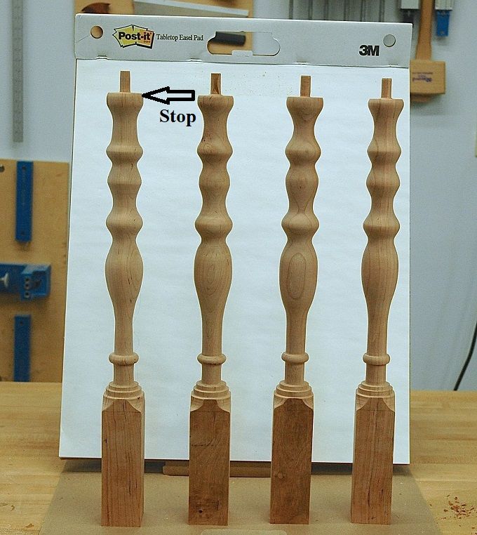 Question about my turned table legs - General Woodworking - The Patriot ...