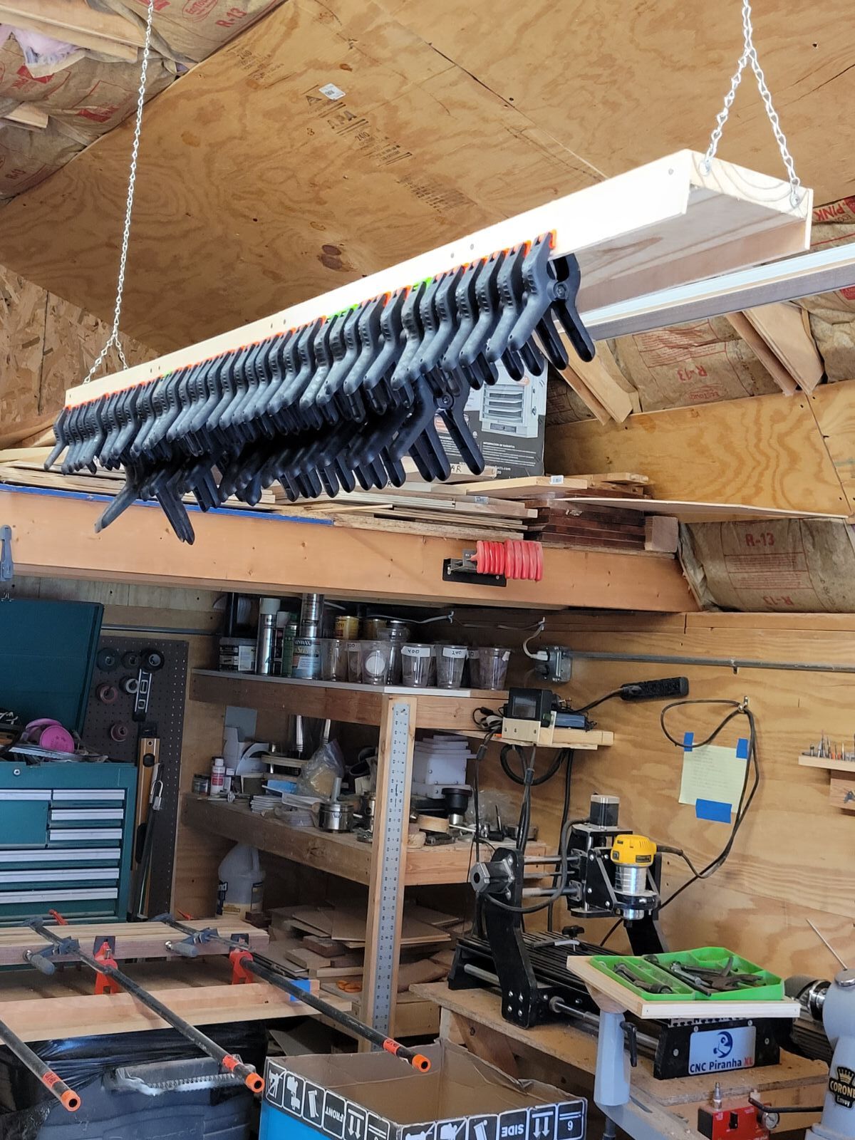 Clamp storage - General Woodworking - The Patriot Woodworker