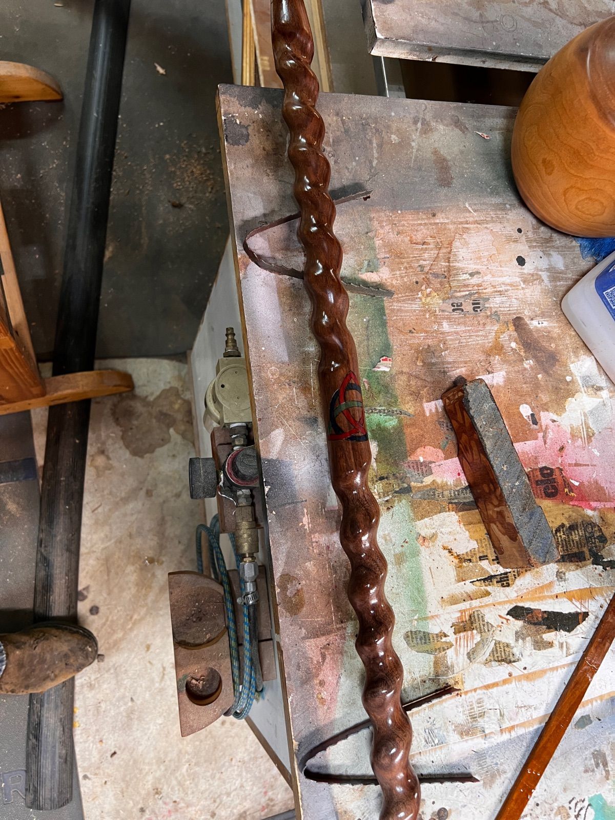 Cane with a twist - Wood Turners - The Patriot Woodworker