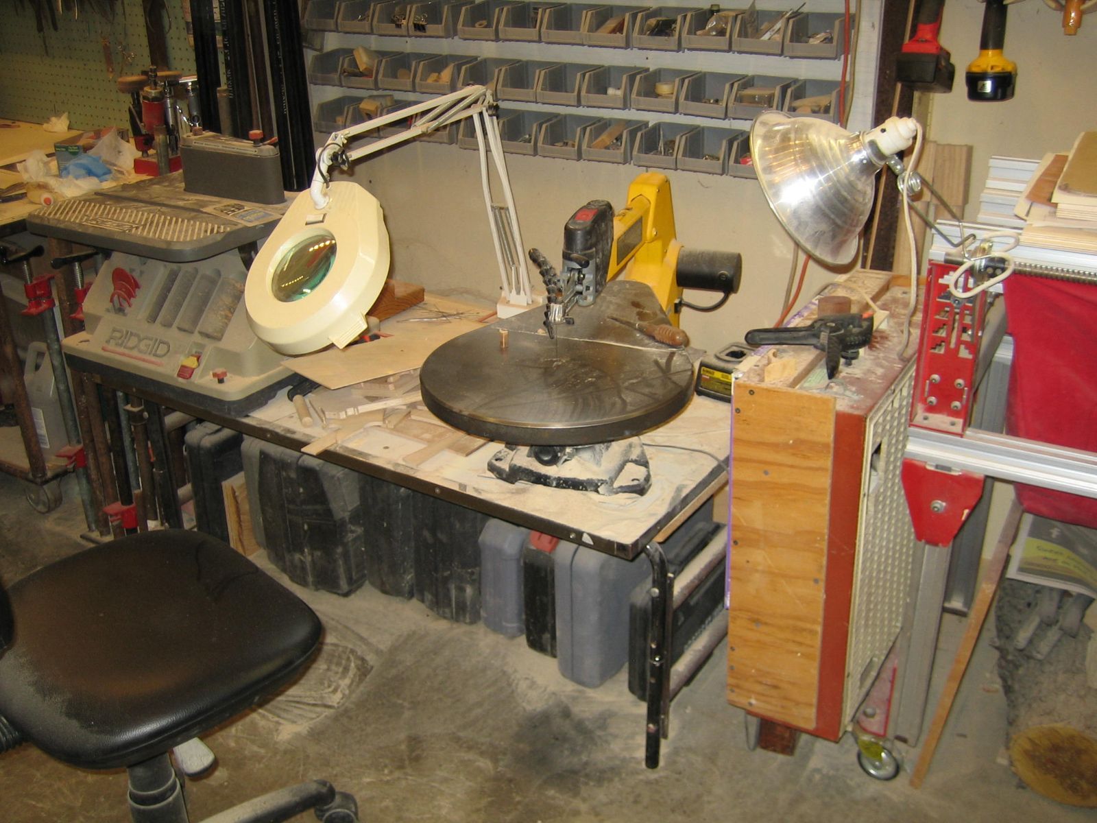 Gene, my thoughts on slanted tables. - Scroll Sawing - The Patriot ...