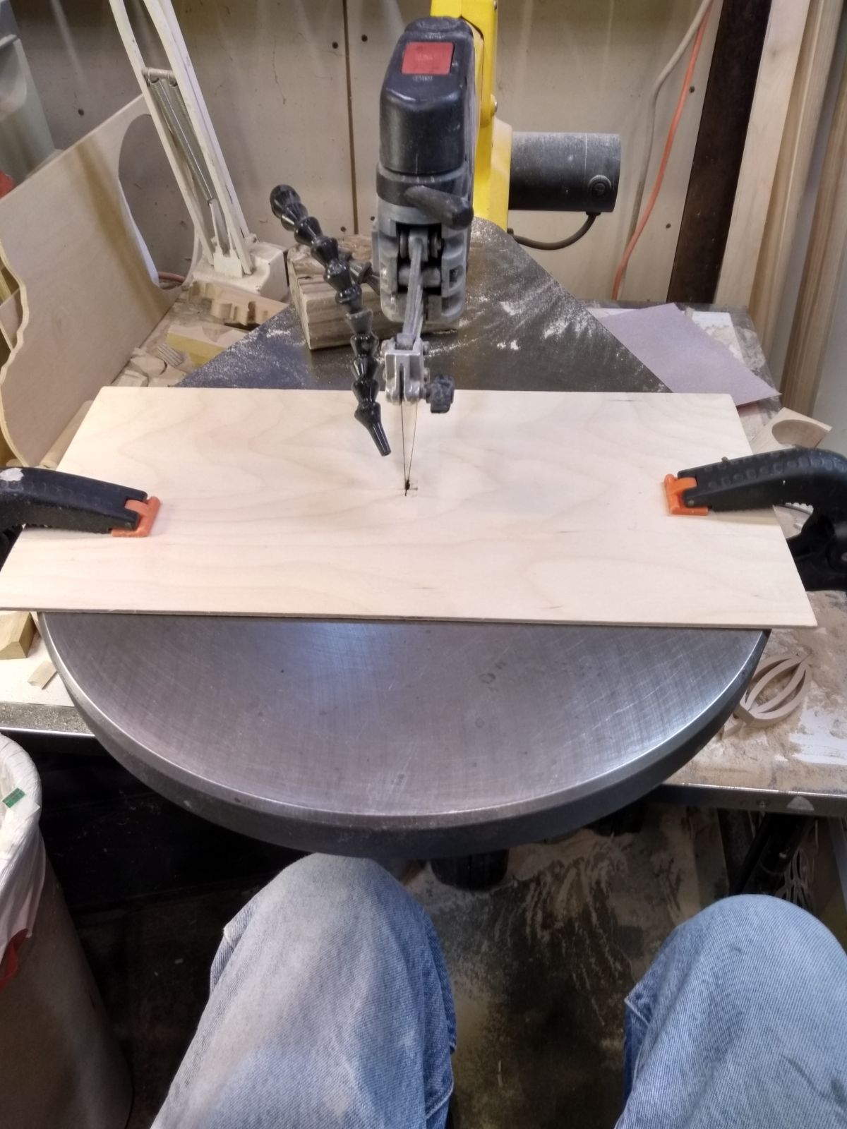 Gene, my thoughts on slanted tables. - Scroll Sawing - The Patriot ...