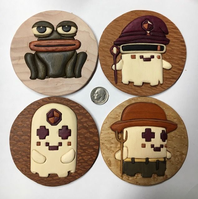 Woodworker Ghost Intarsia - Scroll Sawing - The Patriot Woodworker