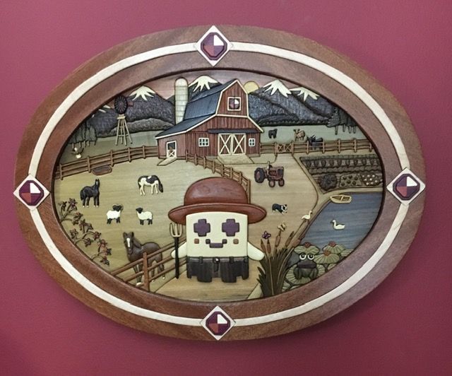 "Farmer Has a Farm" Finished - Scroll Sawing - The Patriot Woodworker